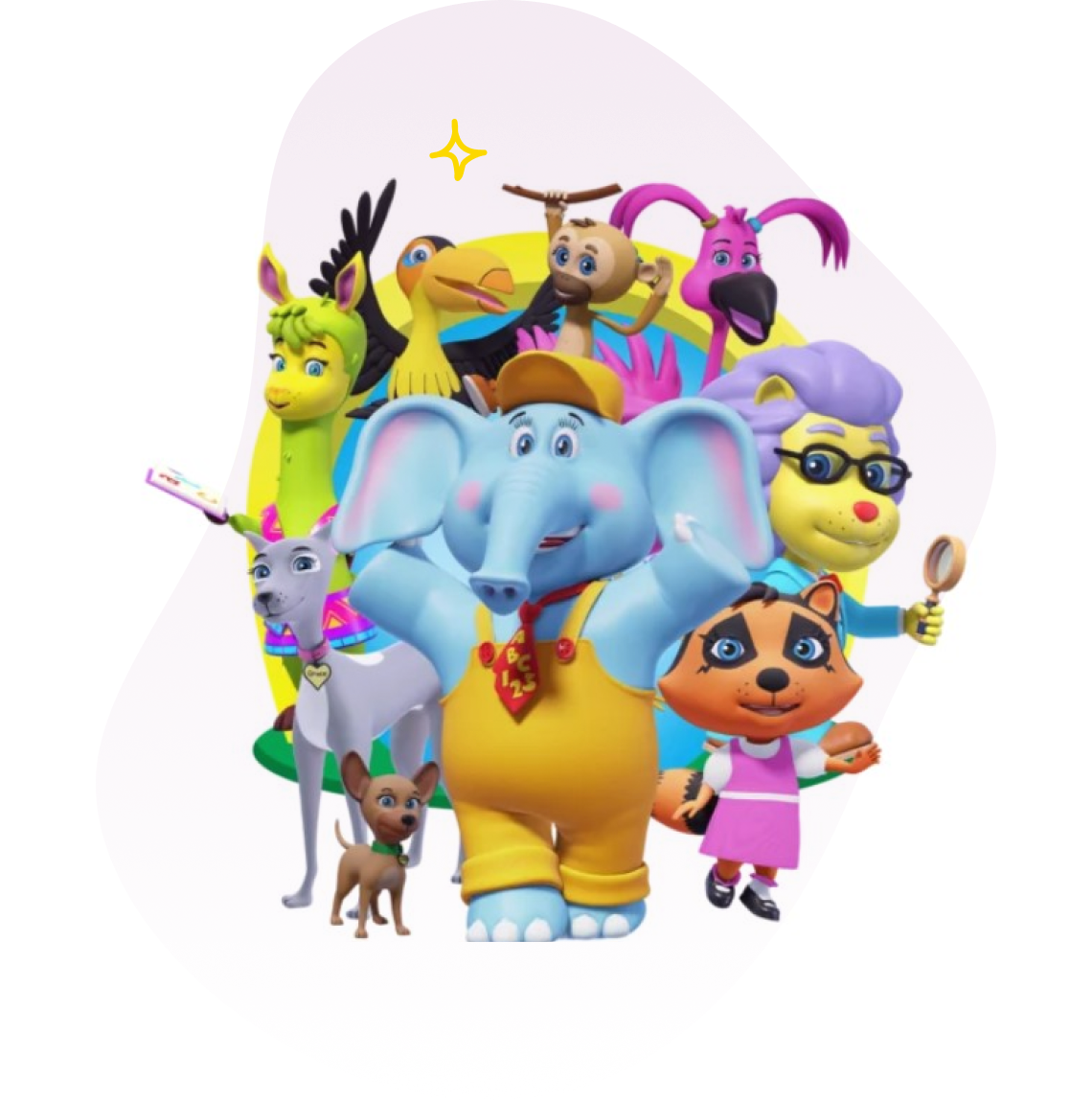 Bubbles & Friends Characters | The Learning Experience UK